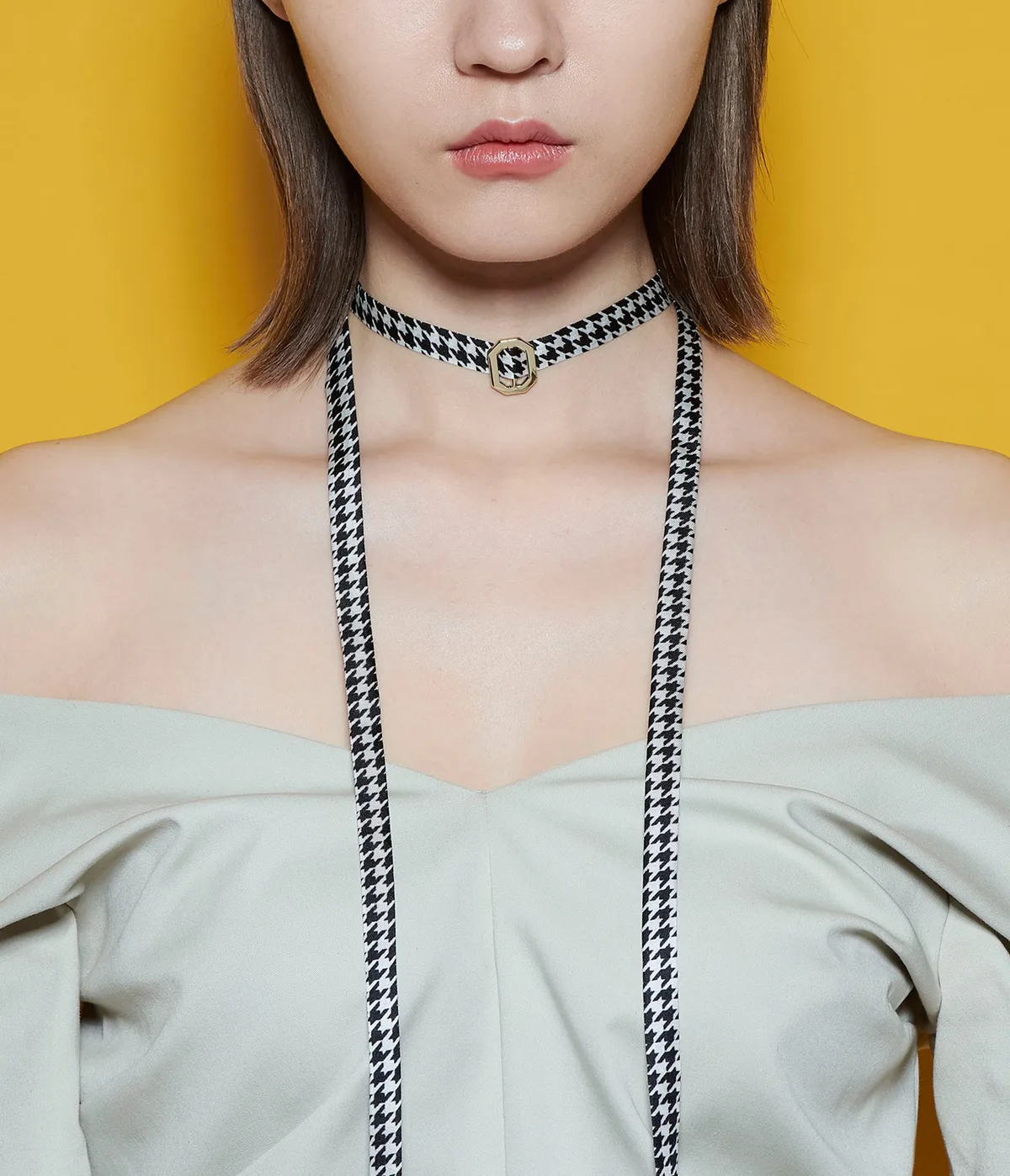 SCARF CHOKER HOUND'S TOOTH - 감도 깊은 취향 셀렉트샵 29CM