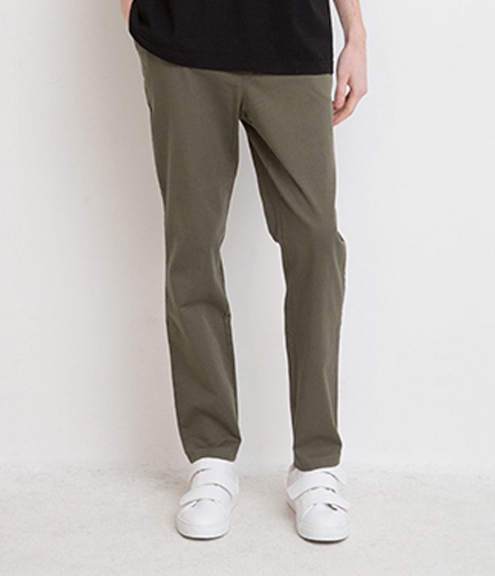 Tapered Drawstring Chinos - Khaki - 감도 깊은 취향 셀렉트샵 29CM