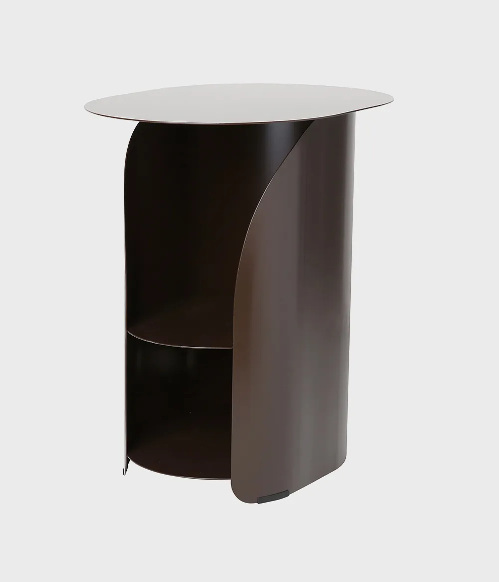 커브사이드테이블 curve side table_chestnut brown - 감도 깊은 취향 셀렉트샵 29CM