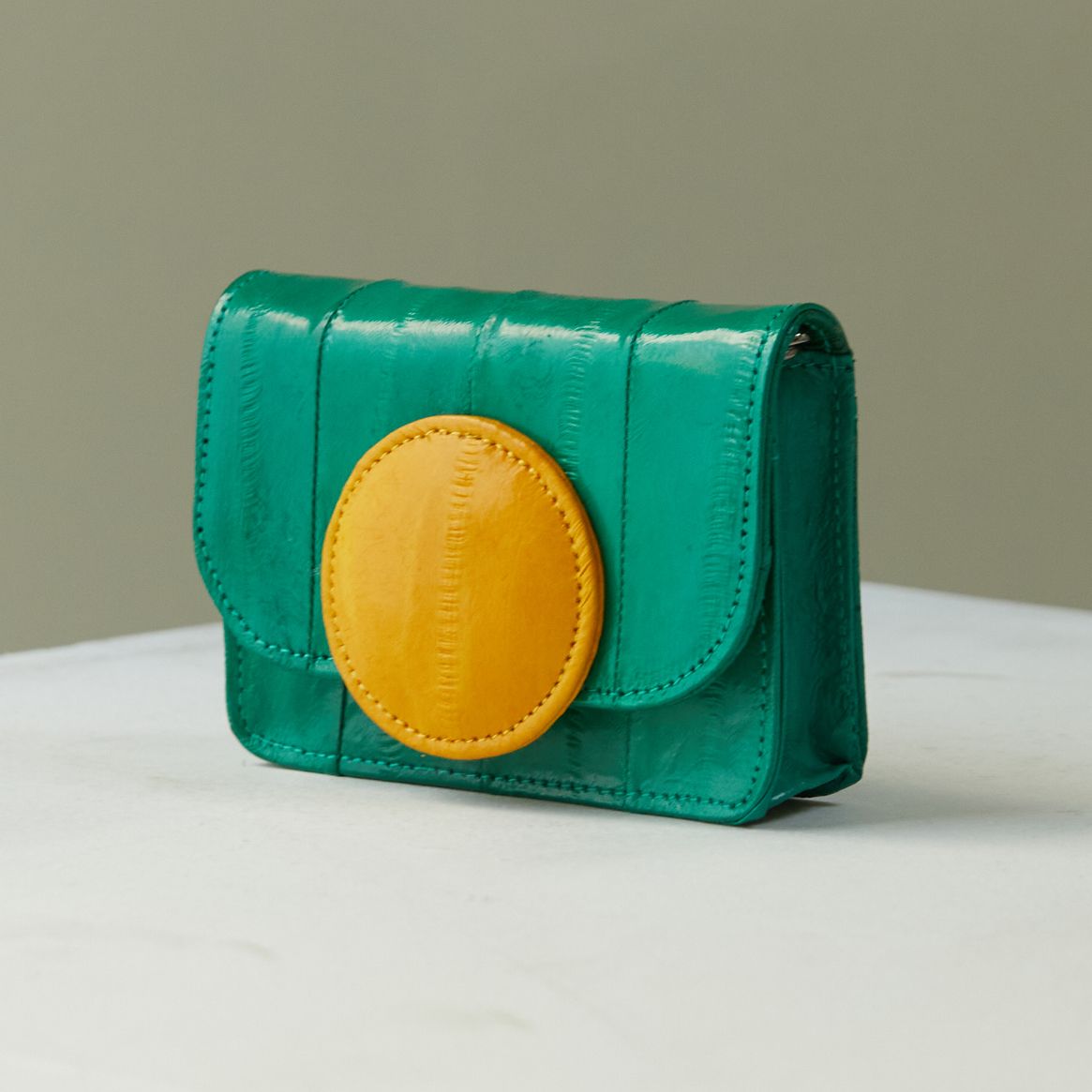 Macaron wallet mini bag 마카롱 월렛 미니 백 (그린/옐로우) - 감도 깊은 취향 셀렉트샵 29CM