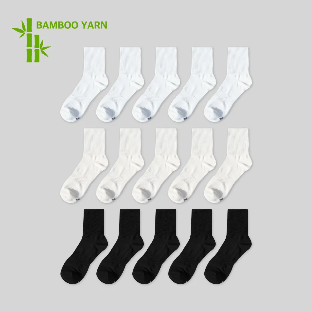 [10PACK] 1507 모노 트라우져 하프 뱀부 삭스 - 스노우 화이트/아이보리/블랙 - 감도 깊은 취향 셀렉트샵 29CM