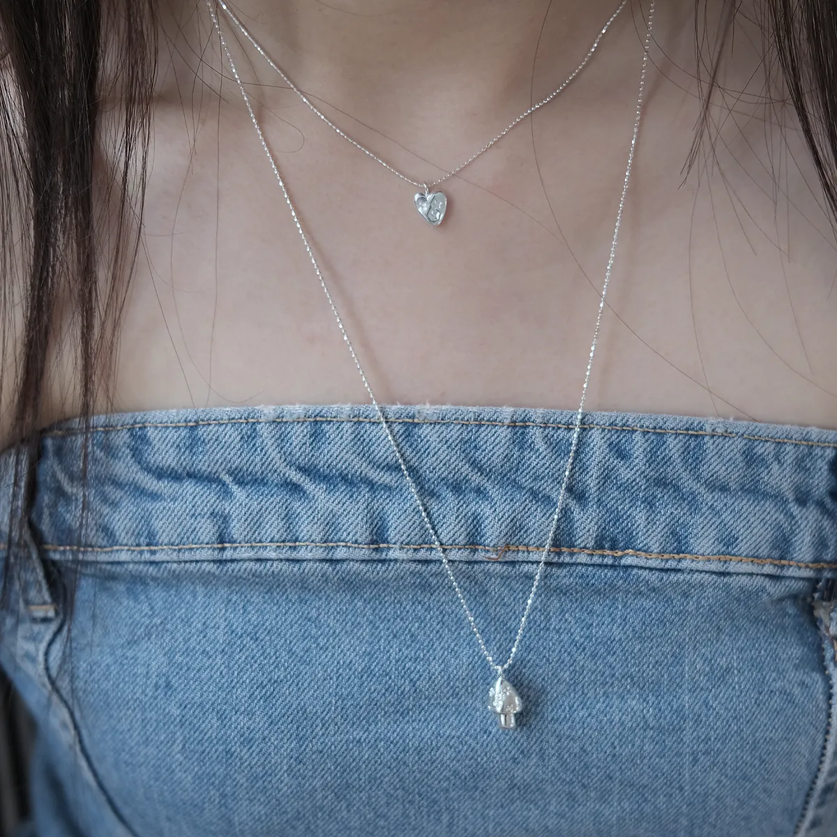 Mini heart dalgona necklace - 감도 깊은 취향 셀렉트샵 29CM