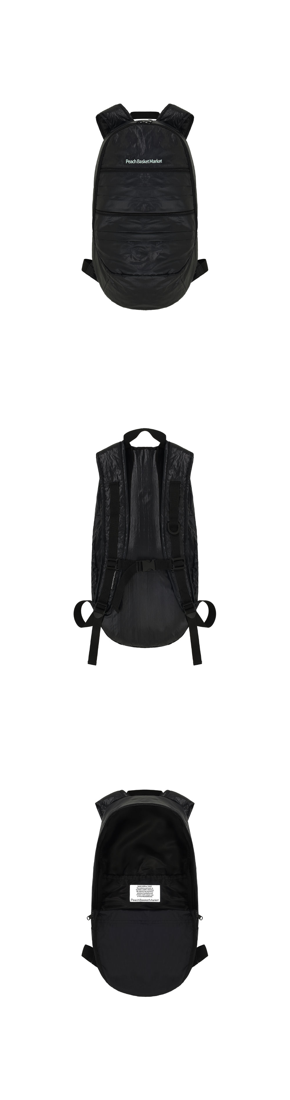 Layer Backpack (black) - 감도 깊은 취향 셀렉트샵 29CM