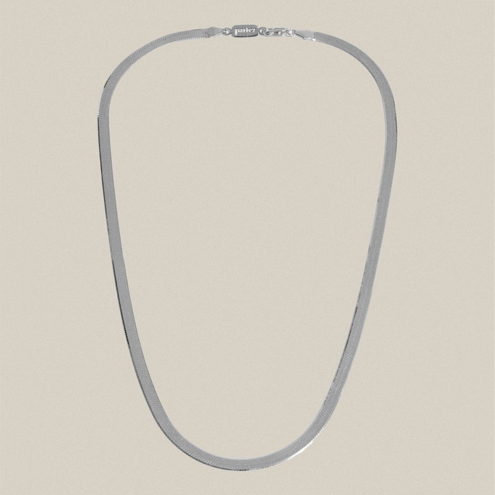 Plate Snake Chain 4mm Silver - 감도 깊은 취향 셀렉트샵 29CM