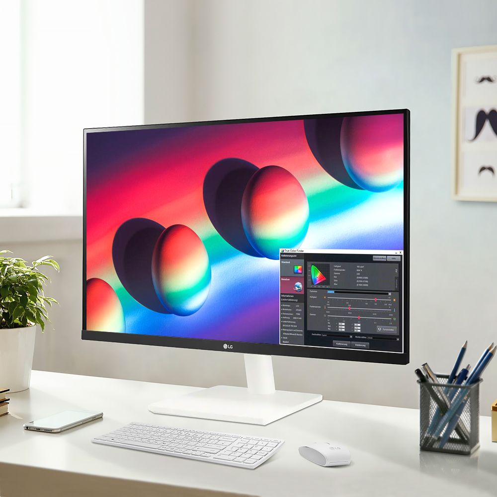 LG 24MP500W 24인치 IPS 패널 FHD 화이트 슬림 베젤 인테리어 컴퓨터 모니터 - 감도 깊은 취향 셀렉트샵 29CM