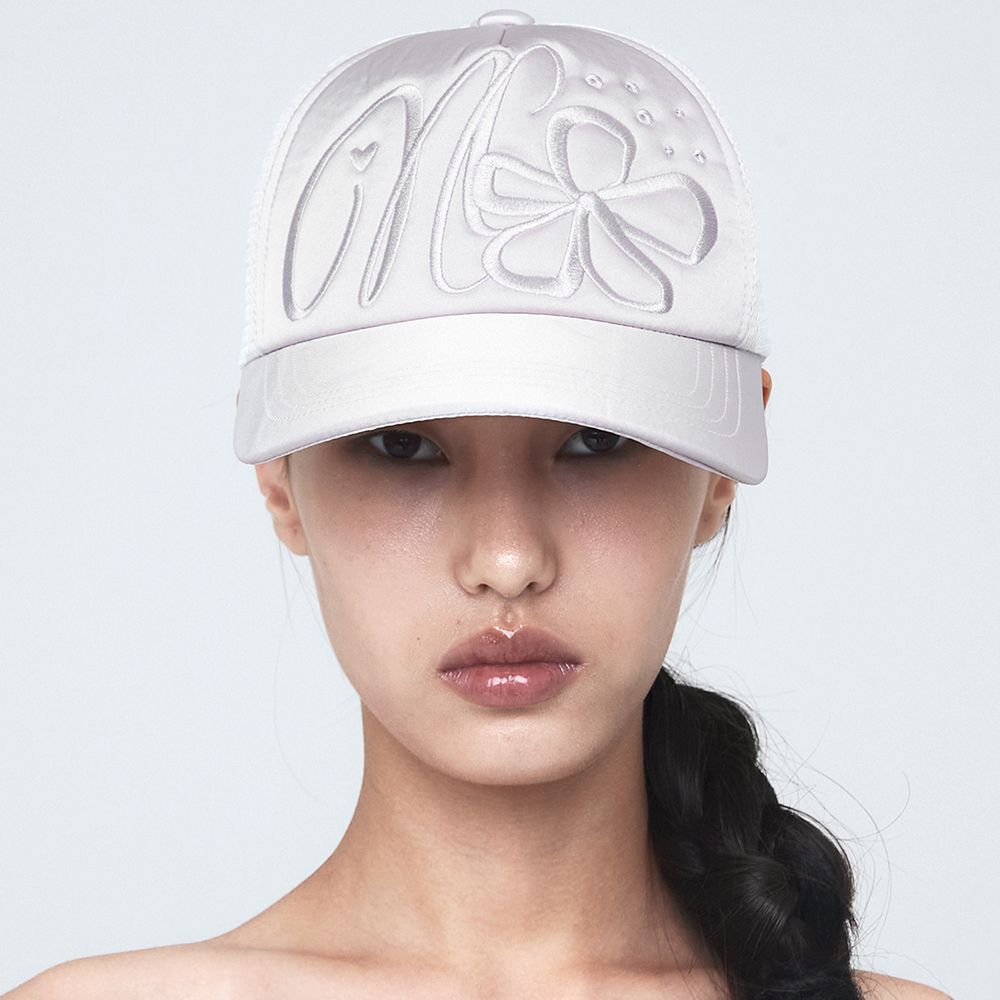 CONVEX TRUCKER MESH CAP GLOW CREAM - 감도 깊은 취향 셀렉트샵 29CM