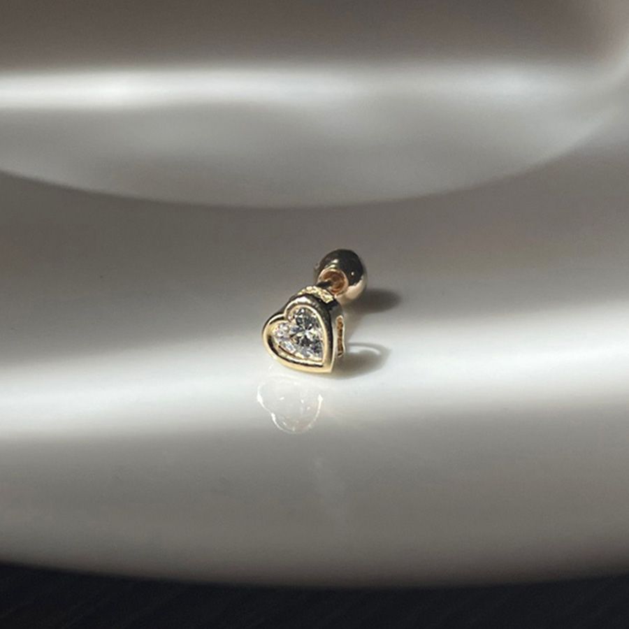 10K 14K Lombadi heart piercing - 감도 깊은 취향 셀렉트샵 29CM