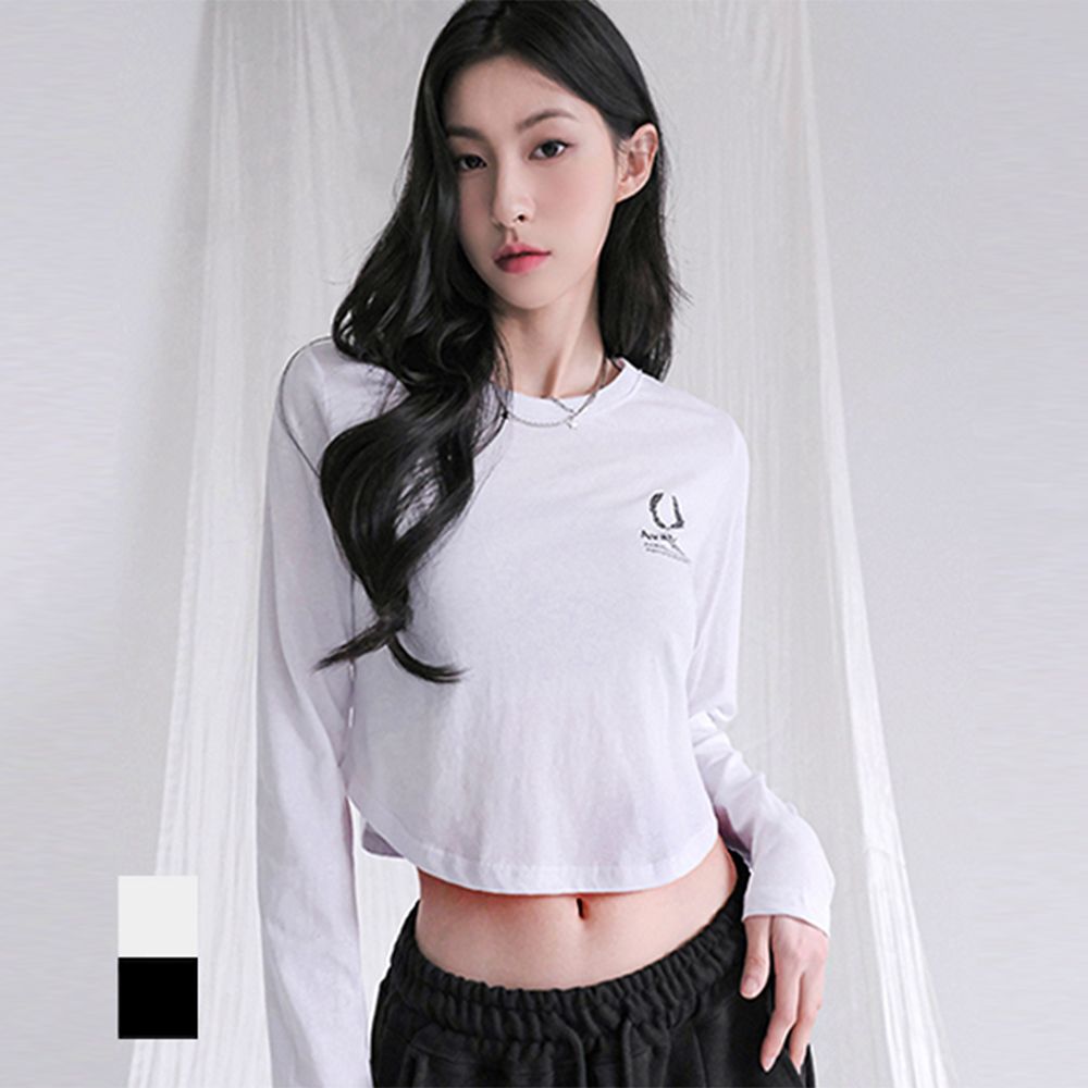 미니월계수 크롭 긴팔티 - 2COL - 감도 깊은 취향 셀렉트샵 29CM