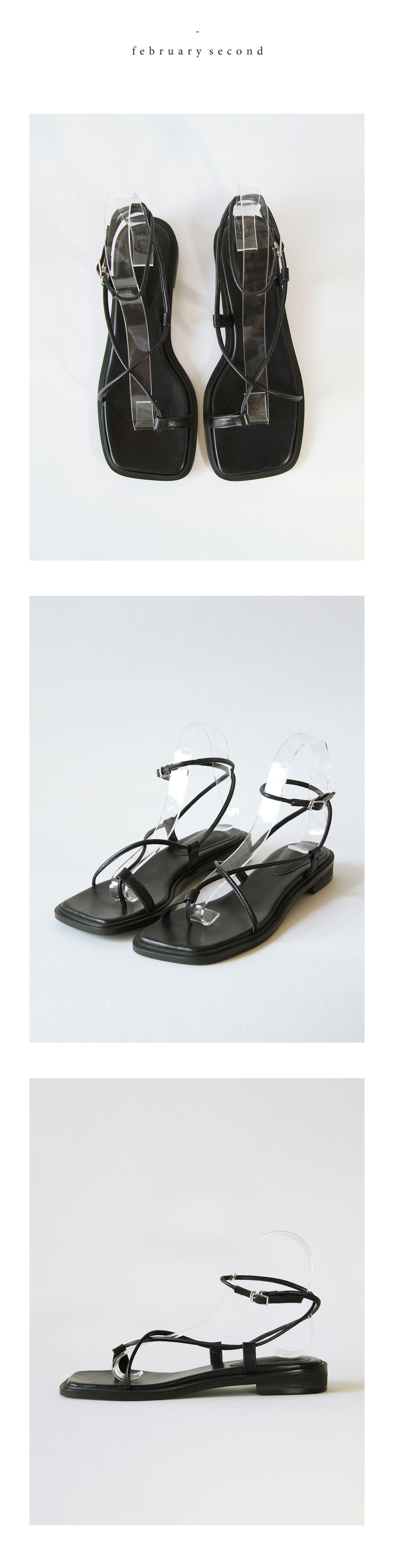 Toe ring strap Black - 감도 깊은 취향 셀렉트샵 29CM