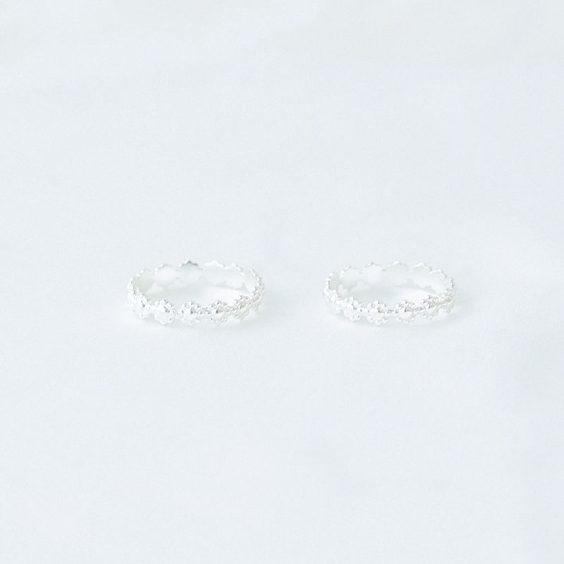 flower pattern fitted ring - 감도 깊은 취향 셀렉트샵 29CM