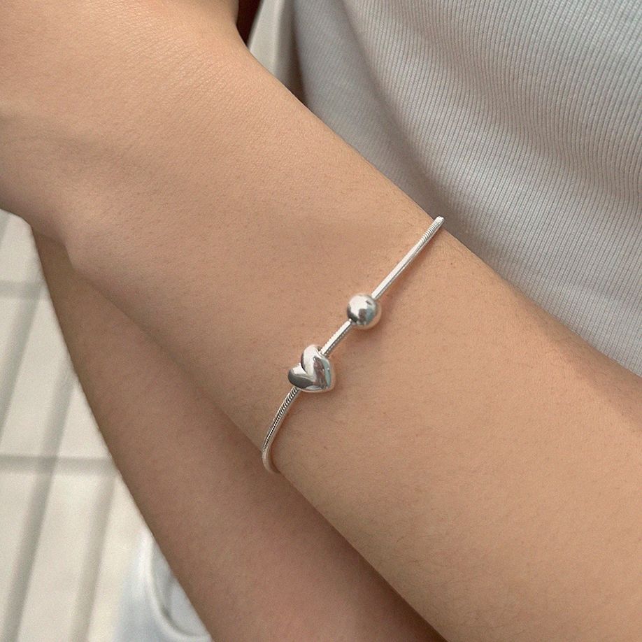 [silver925] heart ball bracelet - 감도 깊은 취향 셀렉트샵 29CM