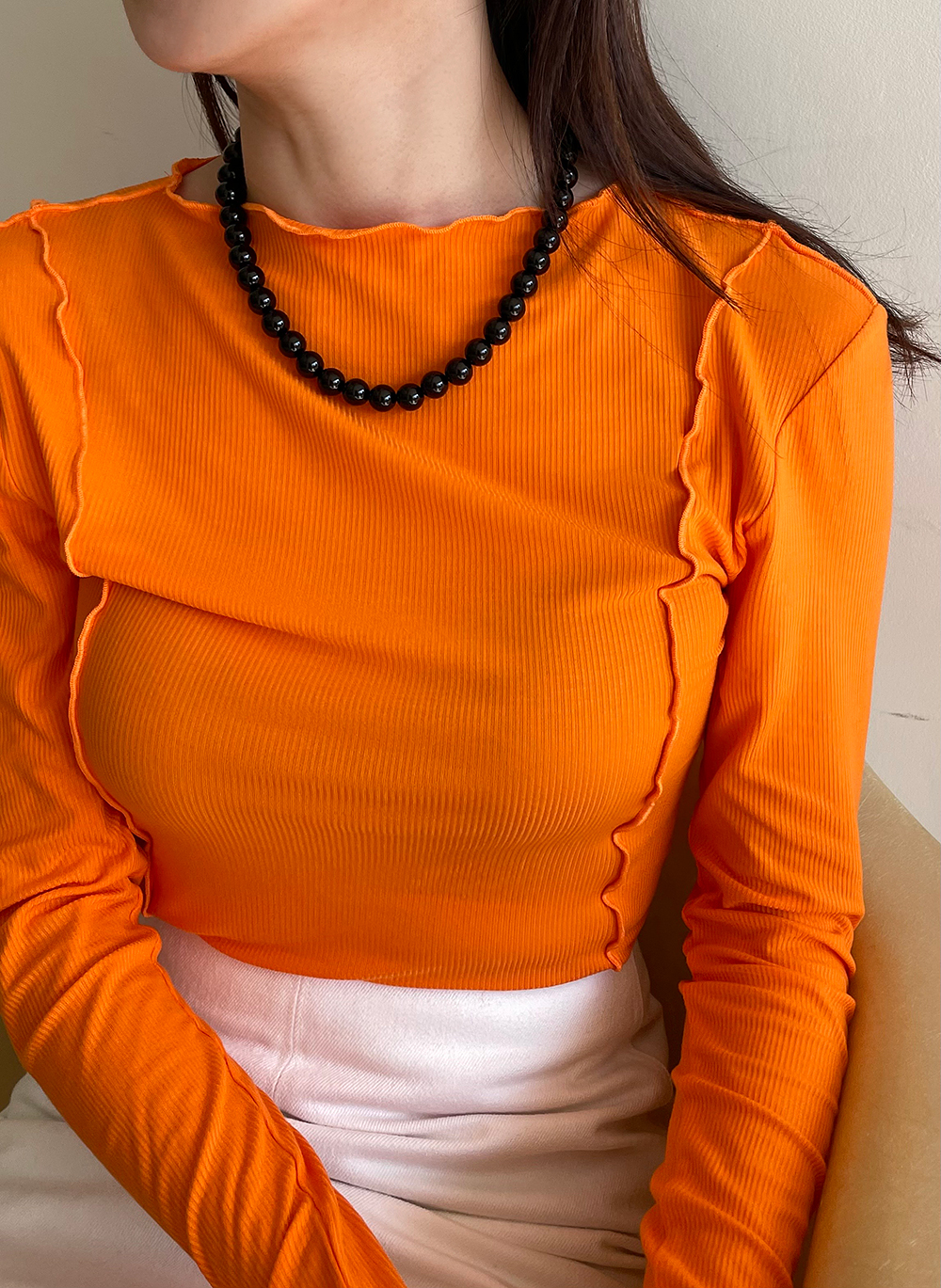 onyx ball necklace (2size) - 감도 깊은 취향 셀렉트샵 29CM