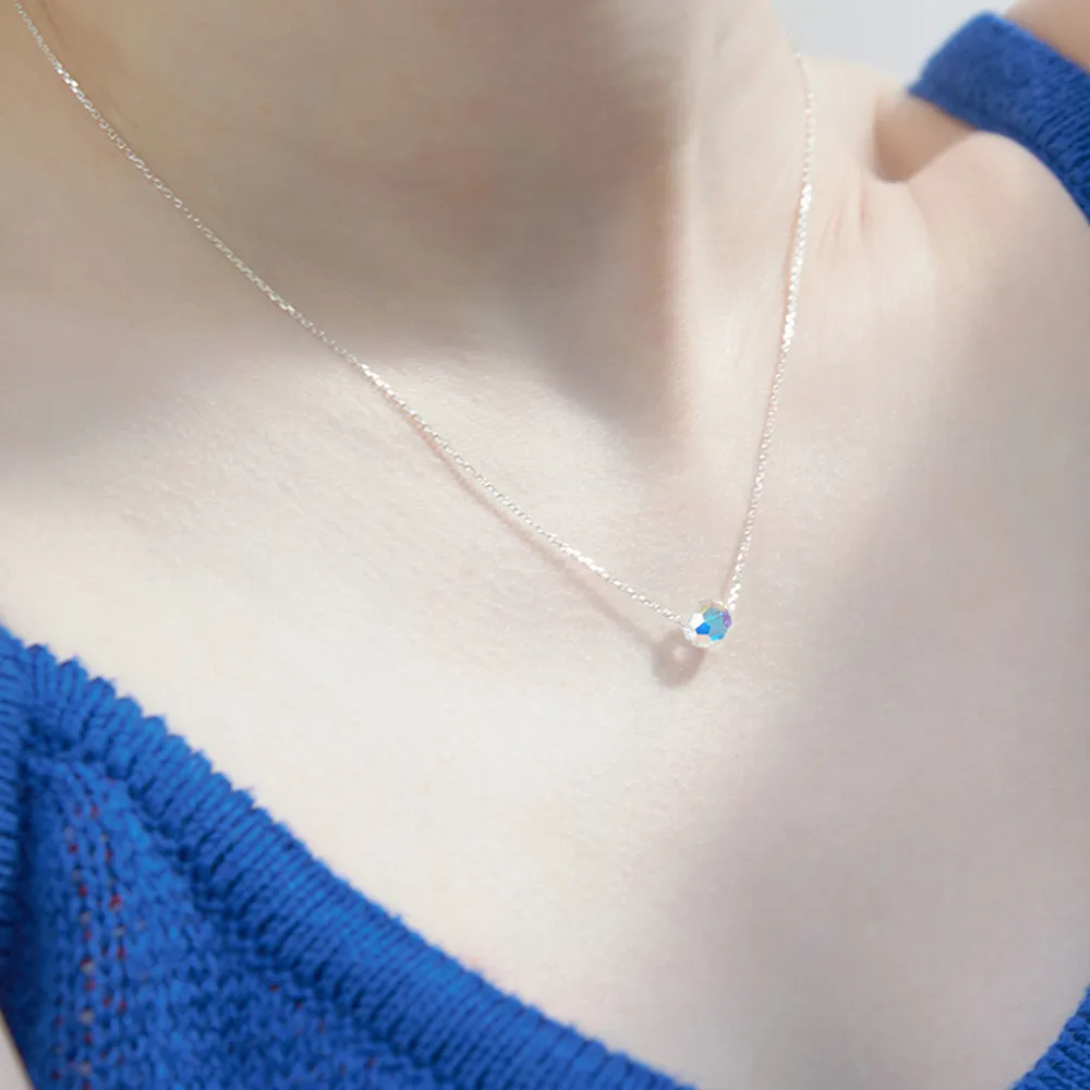 [엔믹스착용]Vicky 스와로브스키 크리스탈 은 목걸이 (925실버) - 감도 깊은 취향 셀렉트샵 29CM