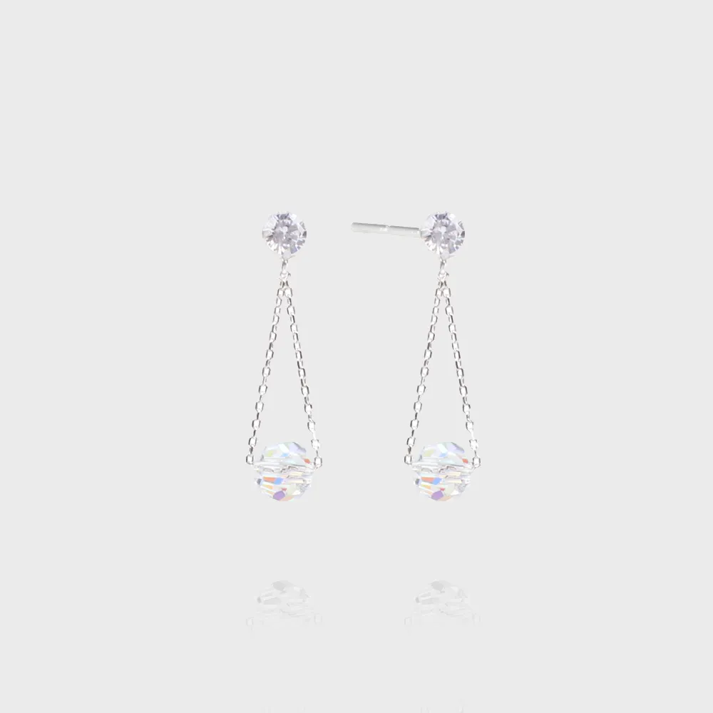 Vicky 스와로브스키 크리스탈 은 귀걸이 (925실버) - 감도 깊은 취향 셀렉트샵 29CM