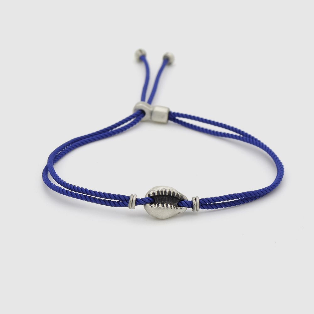 Shell string bracelet (blue) - 감도 깊은 취향 셀렉트샵 29CM