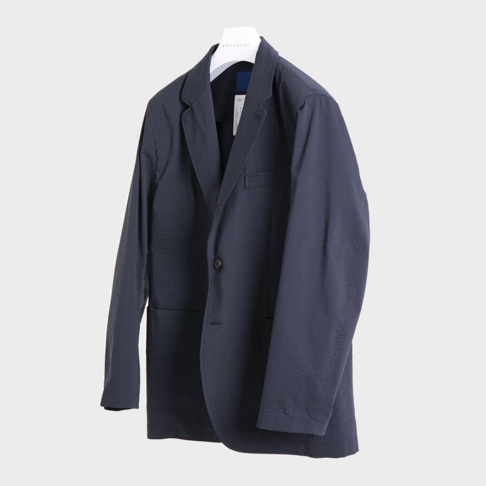 SEERSUCKER 3 BUTTON JACKET (NAVY) - 감도 깊은 취향 셀렉트샵 29CM