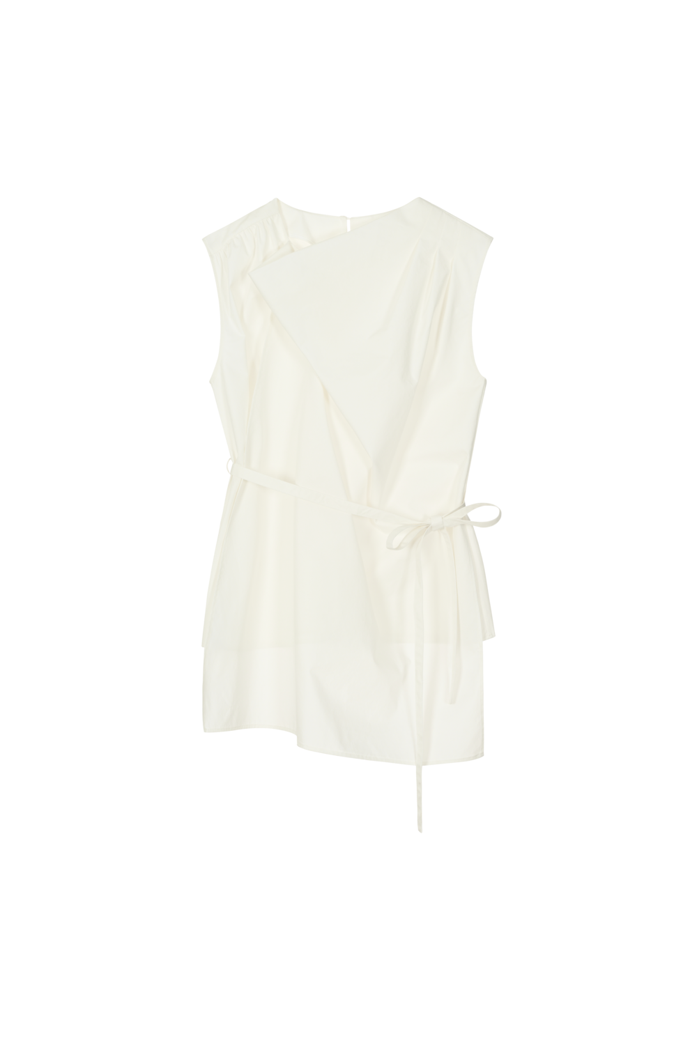 DRAPED STRAP BLOUSE (WHITE) - 감도 깊은 취향 셀렉트샵 29CM