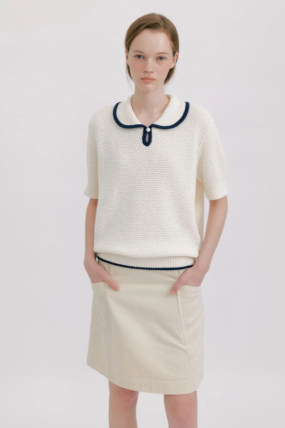 Soy Collar Short Knit (Ivory) - 감도 깊은 취향 셀렉트샵 29CM