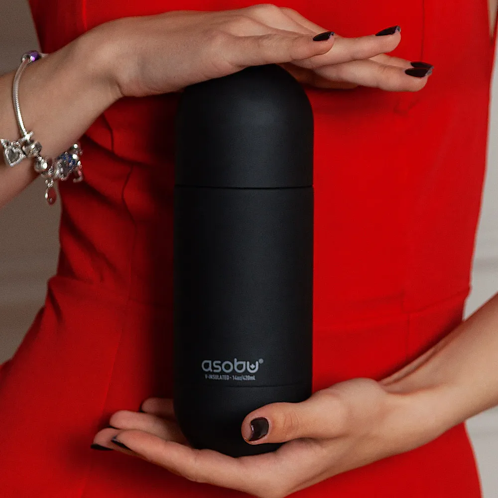 캐나다 아소부 진공스텐 보온보냉 텀블러 420ML 오브 블랙 - 감도 깊은 취향 셀렉트샵 29CM