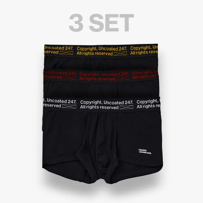 [3PACK] 맨즈 모달 드로즈 로우라이즈 엑셀 팬티 세트 - 감도 깊은 취향 셀렉트샵 29CM