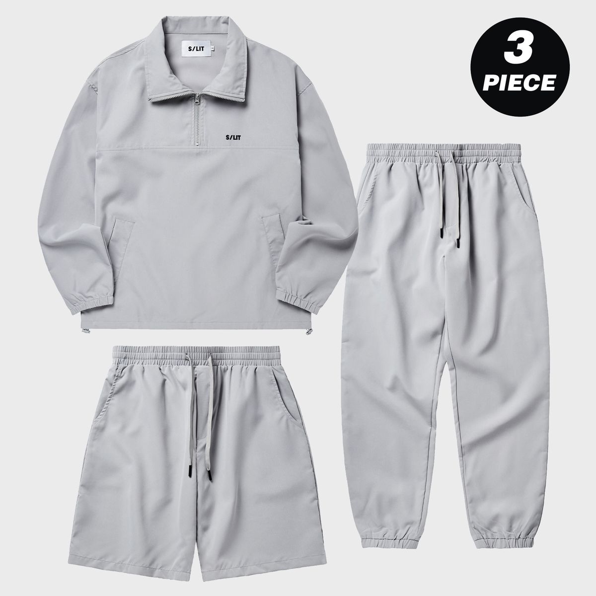 [SET] 스테디 라이트 아노락 3P 셋업 라이트 그레이 - 감도 깊은 취향 셀렉트샵 29CM