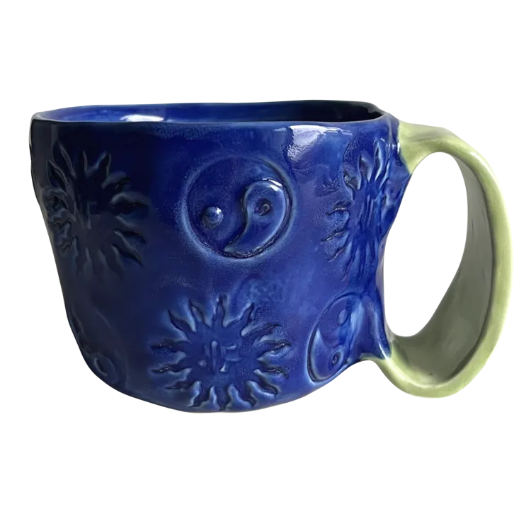 Blue Sun&Yinyang Stamp Cup - 감도 깊은 취향 셀렉트샵 29CM