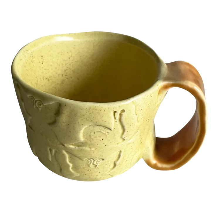 Yellow Snail&Butterfly Stamp Cup - 감도 깊은 취향 셀렉트샵 29CM