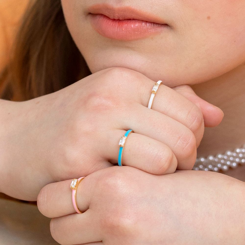 cubic epoxy layered ring (3colors) - 감도 깊은 취향 셀렉트샵 29CM