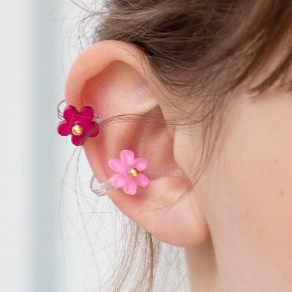 fruit flower earcuff (4colors) - 감도 깊은 취향 셀렉트샵 29CM