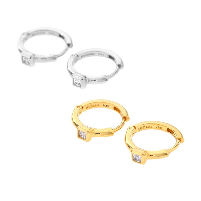 [윤아 착용] DAYZ Tiny Square Frame Hoop Earrings - 감도 깊은 취향 셀렉트샵 29CM