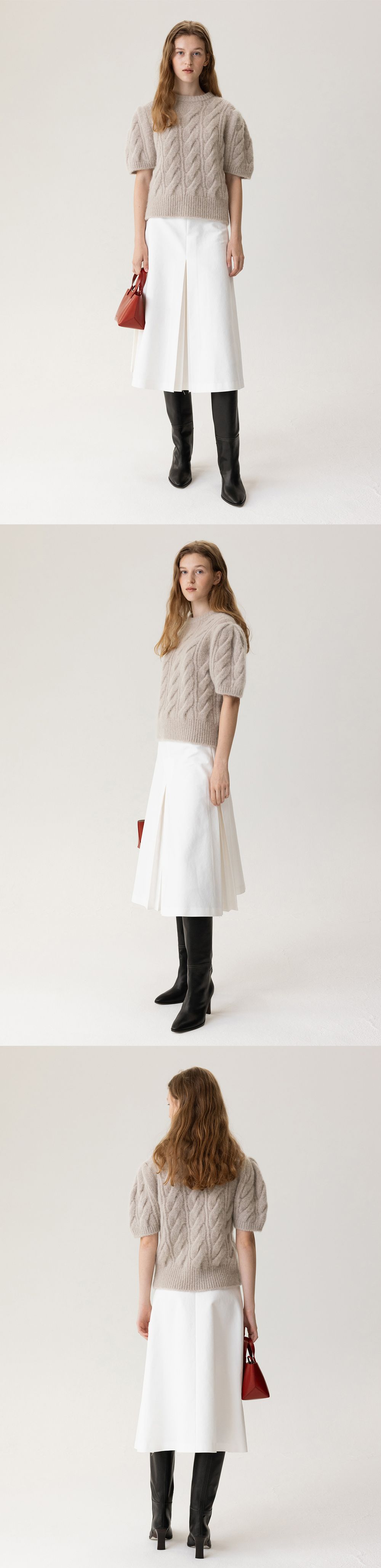 FW23 Leather Knee Boots Black - 감도 깊은 취향 셀렉트샵 29CM