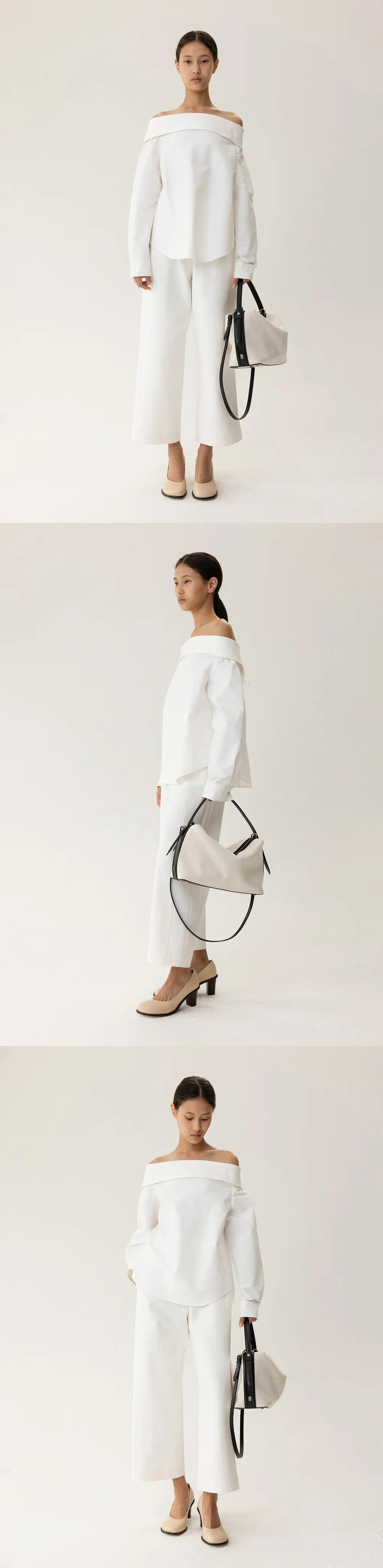 Highwaist Barrel Trouser Off-White - 감도 깊은 취향 셀렉트샵 29CM