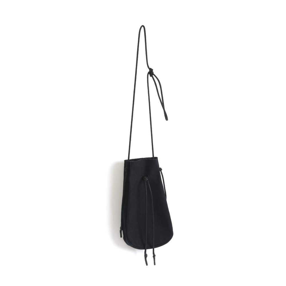Canvas Drawstring Bag Black - 감도 깊은 취향 셀렉트샵 29CM