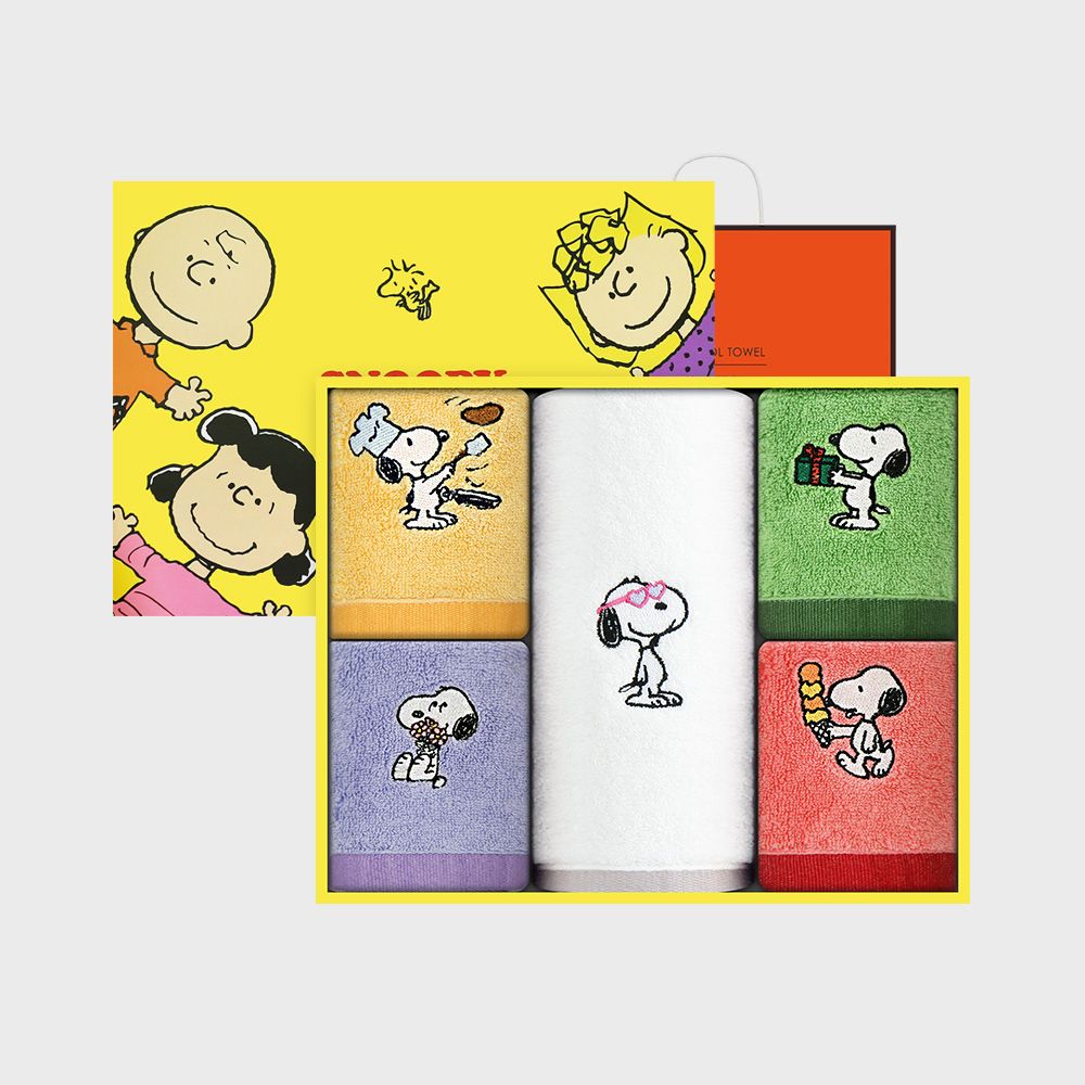 스누피 러브잇 세면1P+고리4P 선물세트 - 감도 깊은 취향 셀렉트샵 29CM
