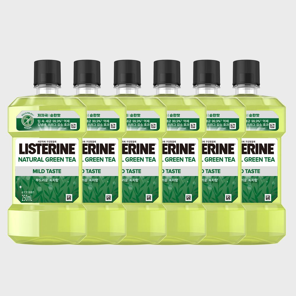 리스테린 그린티 마일드 250ml x6 - 감도 깊은 취향 셀렉트샵 29CM