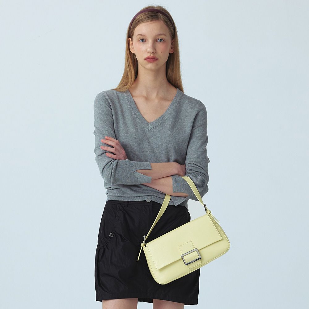 Wrinkle Leather Luke Bag in Butter VX3SG002-DS - 감도 깊은 취향 셀렉트샵 29CM