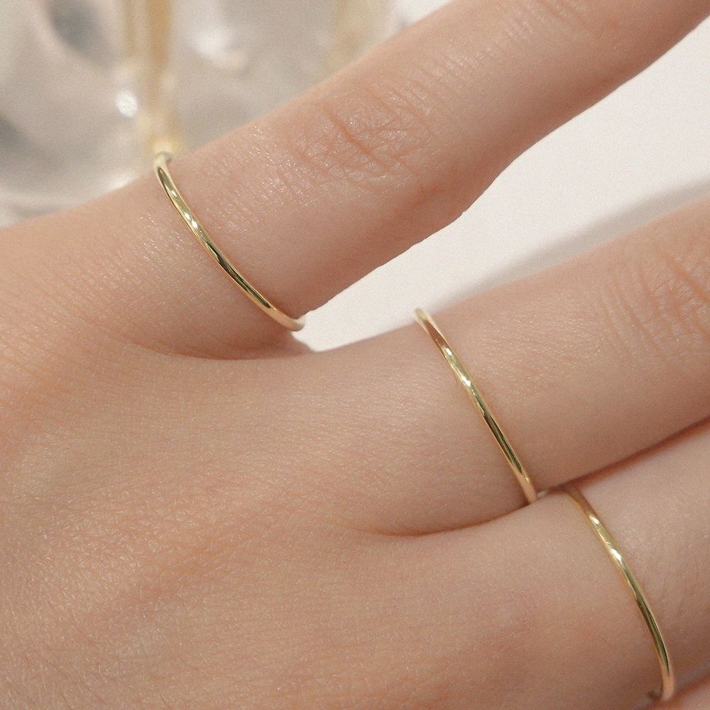 14K _ Basic gold ring 1mm - 감도 깊은 취향 셀렉트샵 29CM