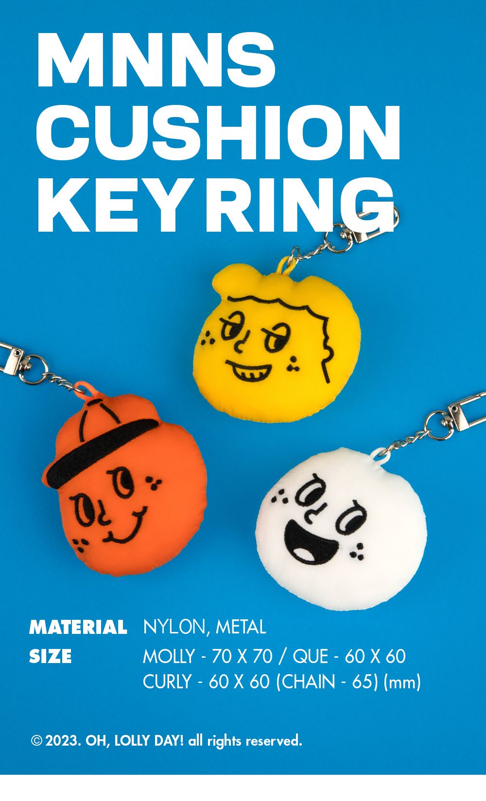 MNNS Cushion Key ring - 감도 깊은 취향 셀렉트샵 29CM