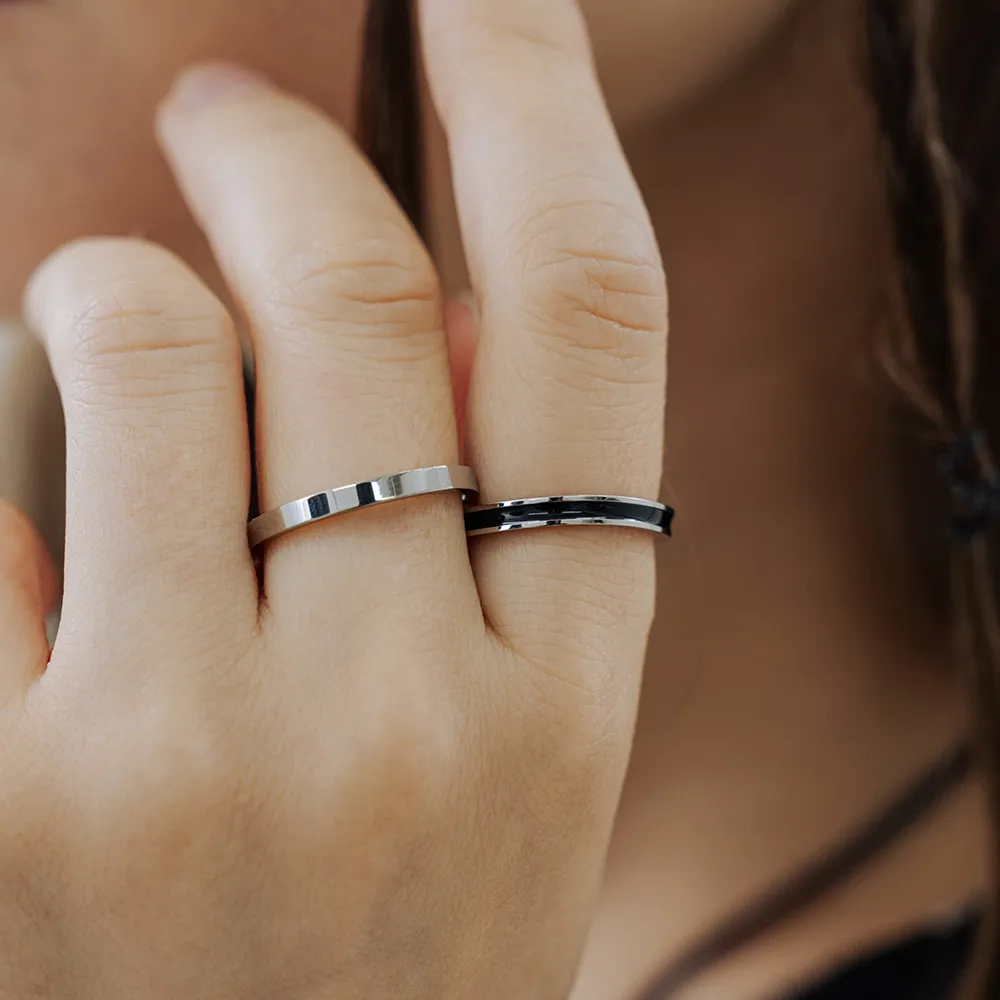BHS405 Blackline Layered Ring - 감도 깊은 취향 셀렉트샵 29CM