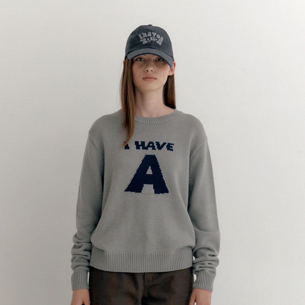 I HAVE A 니트 스웨터 (Grey) - 감도 깊은 취향 셀렉트샵 29CM