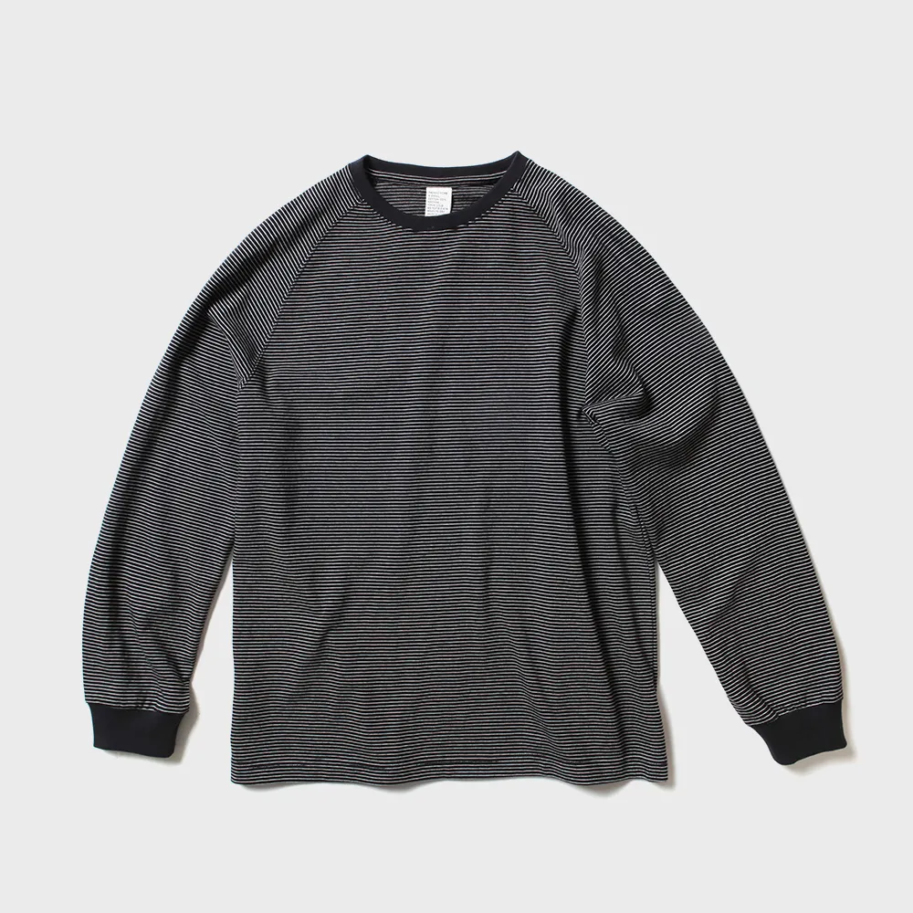 TF5-TS01 래글런 스트라이프 슬리브-블랙 - 감도 깊은 취향 셀렉트샵 29CM