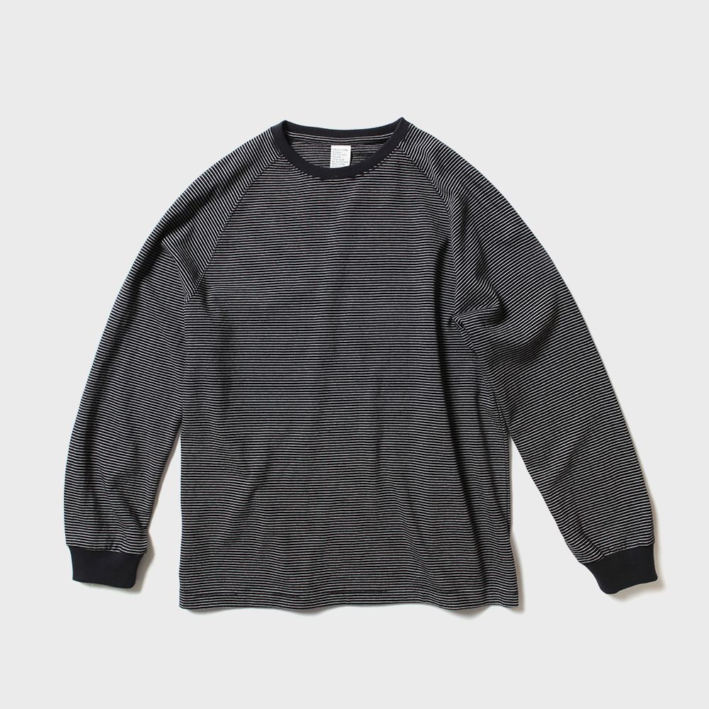 TE3-TS01 래글런 스트라이프 슬리브 - 블랙 - 감도 깊은 취향 셀렉트샵 29CM