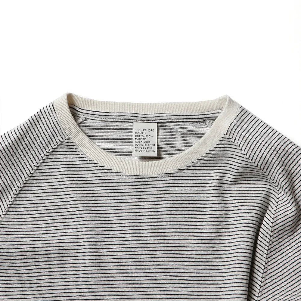 TF5-TS01 래글런 스트라이프 슬리브-아이보리 - 감도 깊은 취향 셀렉트샵 29CM