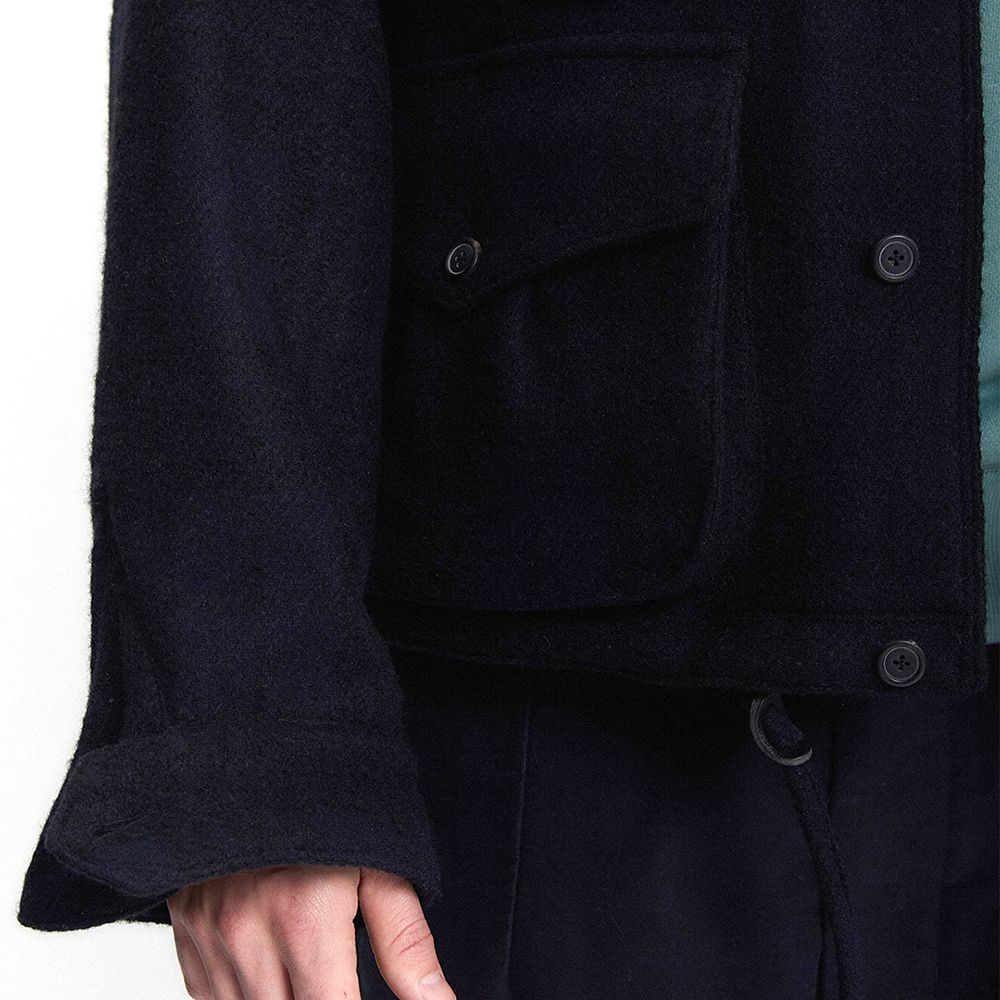 TRAPPER JACKET / NAVY CHECK WOOL - 감도 깊은 취향 셀렉트샵 29CM