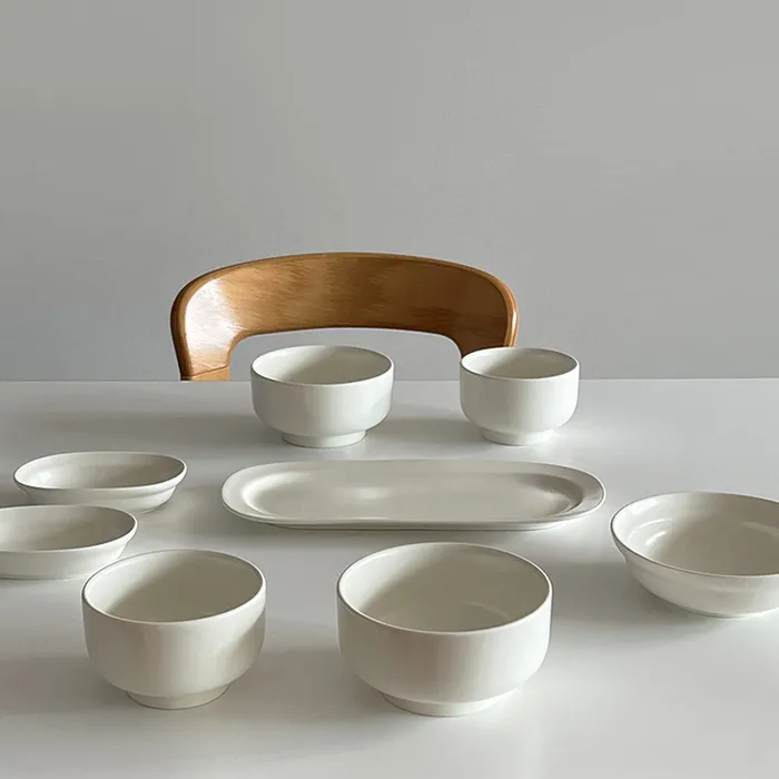 [29CM 단독][ivory magic LIM/아이보리매직림]롱 플레이트 2인 한식세트 - 감도 깊은 취향 셀렉트샵 29CM