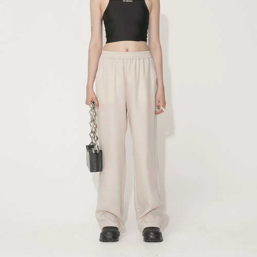 (W) 한 코펜하겐 와이드 레그 텐셀 트라우저 - 샌드 (W-132487) - 감도 깊은 취향 셀렉트샵 29CM