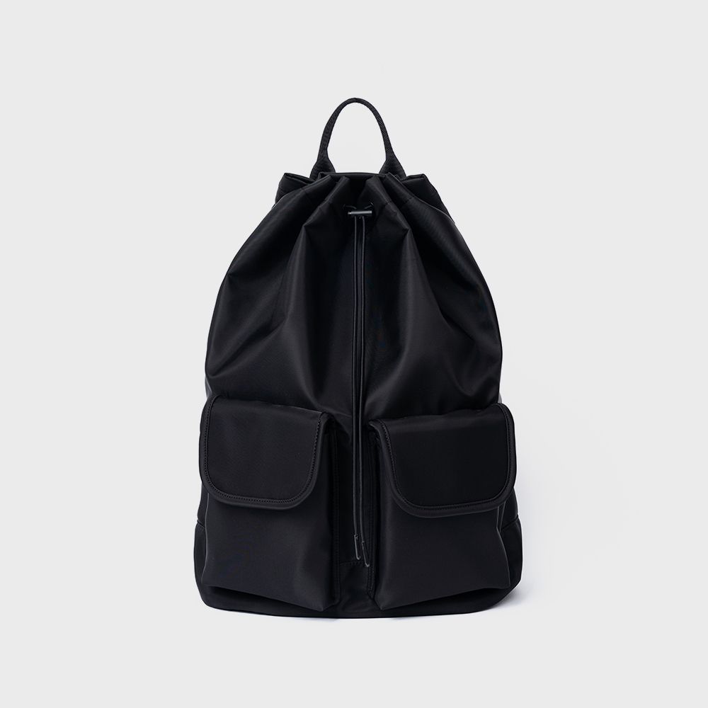 3WAY 2POCKET DRAWSTRING BAG (BLACK) - 감도 깊은 취향 셀렉트샵 29CM