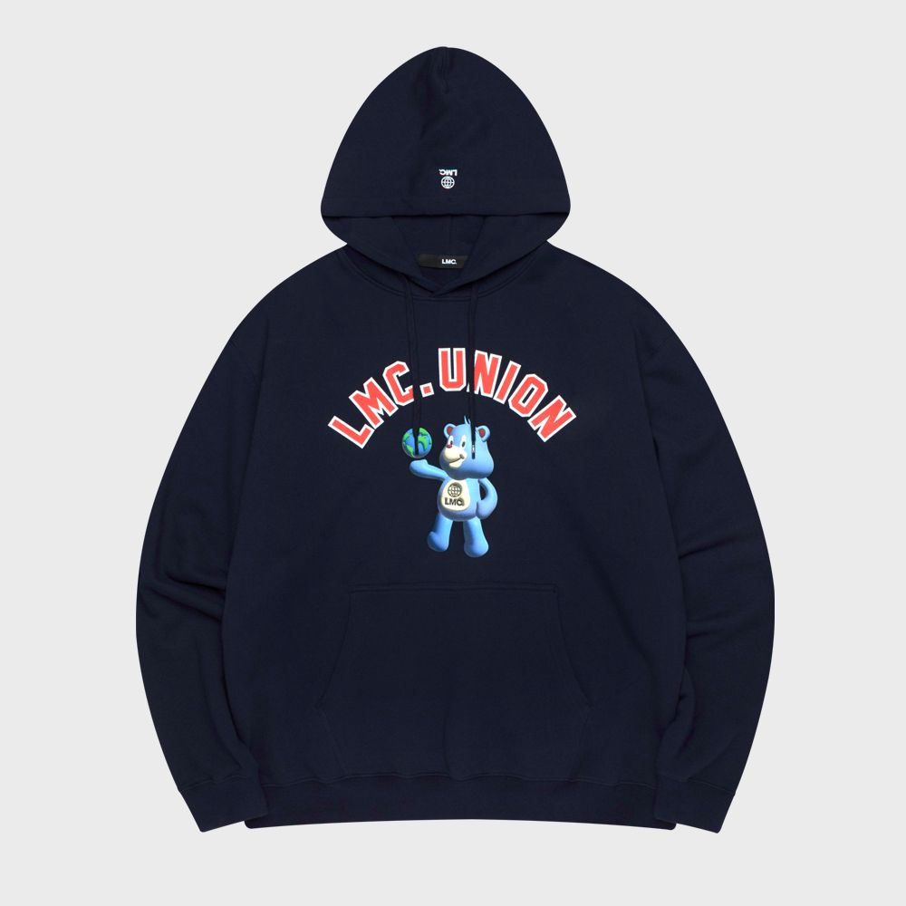 UNION BEAR HOODIE navy - 감도 깊은 취향 셀렉트샵 29CM