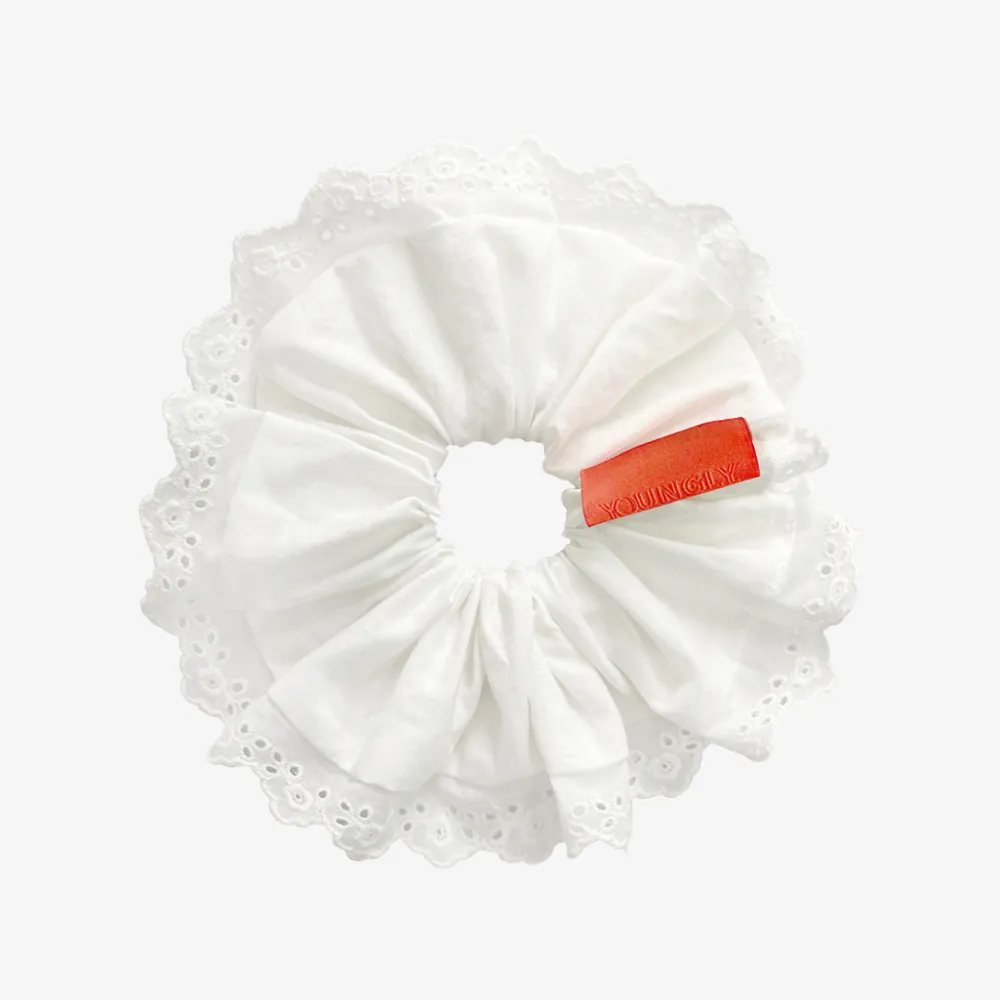 Pillow scrunchie, WHITE - 감도 깊은 취향 셀렉트샵 29CM