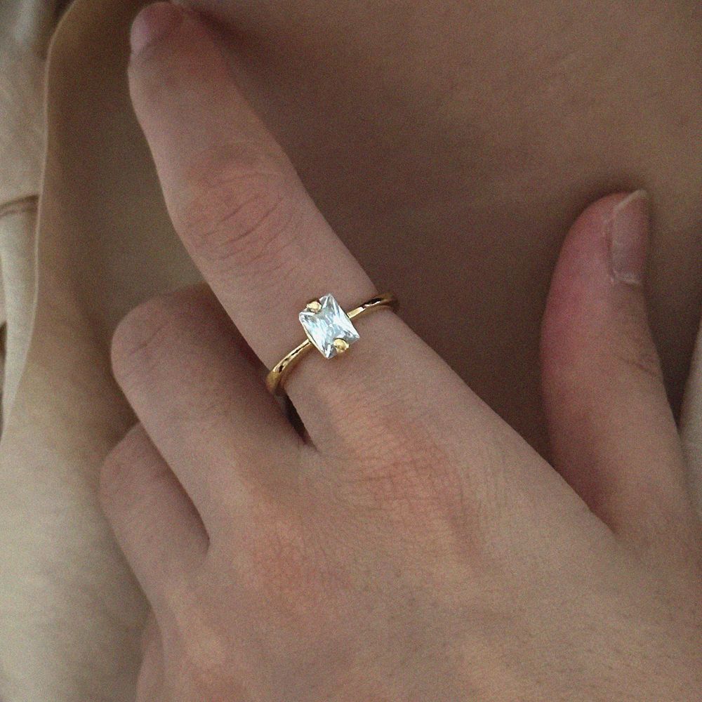 silver925 basic cubic ring - 감도 깊은 취향 셀렉트샵 29CM